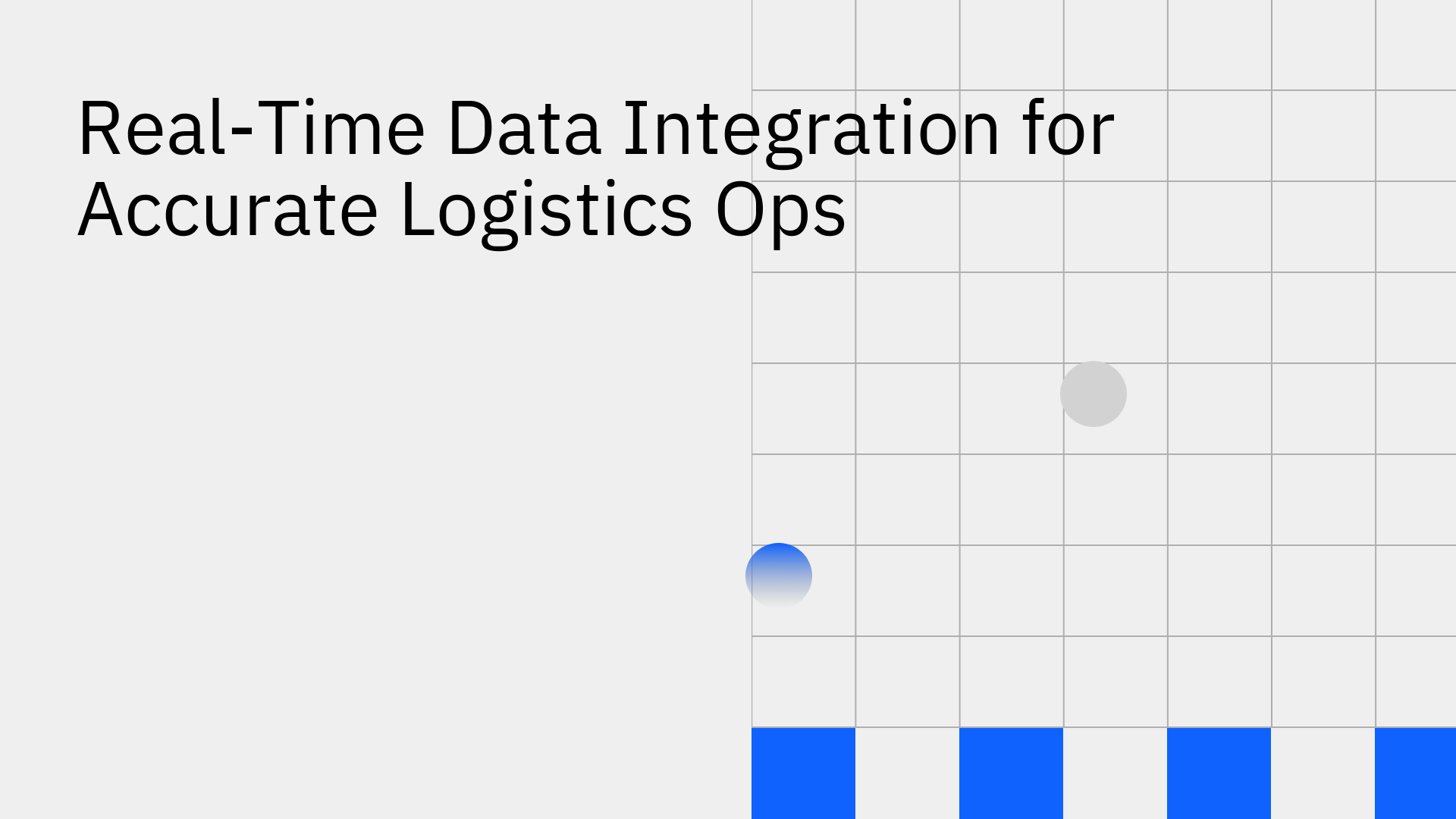 Real-Time Data Integration for Accurate Logistics Ops